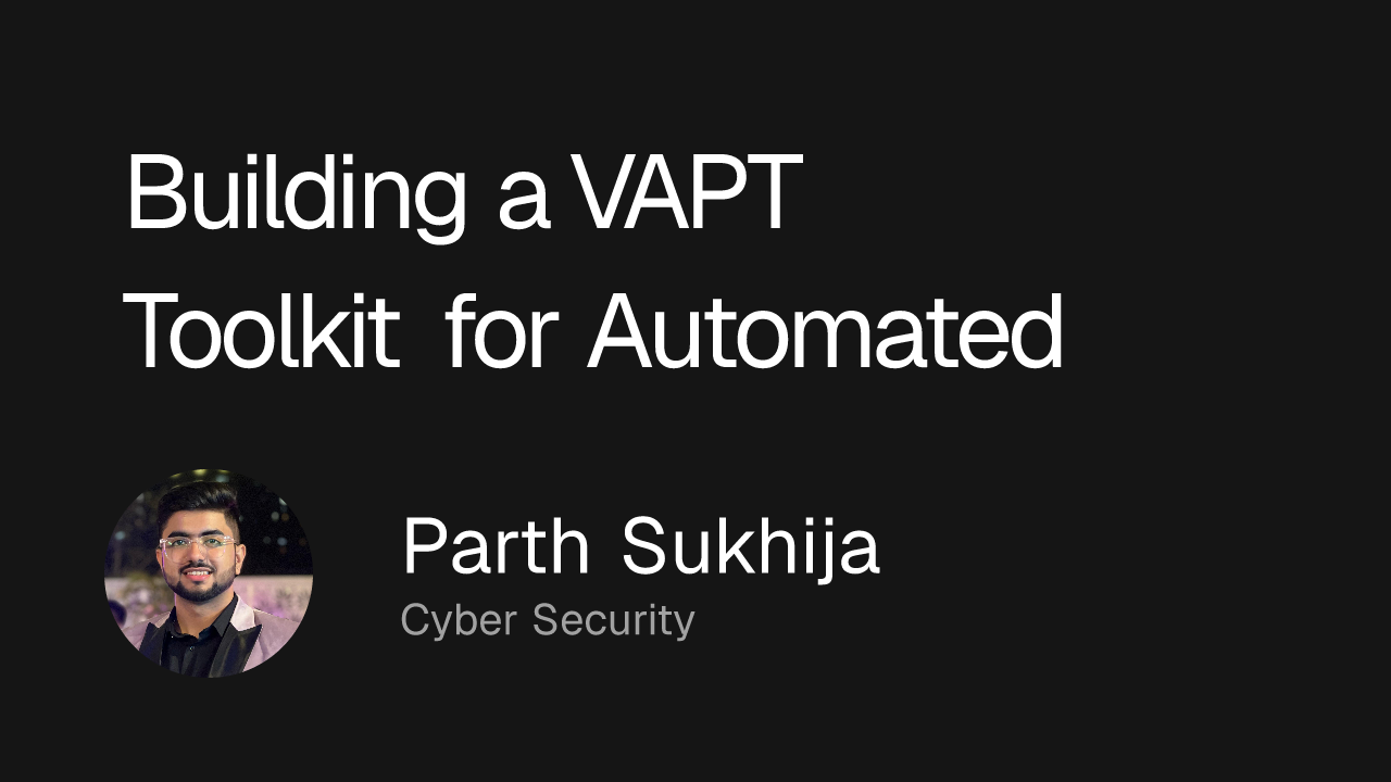 Building a VAPT Toolkit for Automated Security Testing